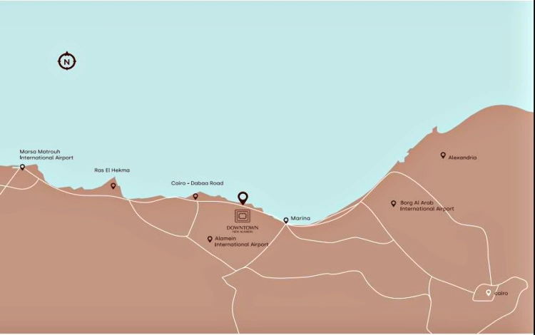 اسعار 2026 ابراج داون تاون العلمين الجديدة Down Town Alamein
